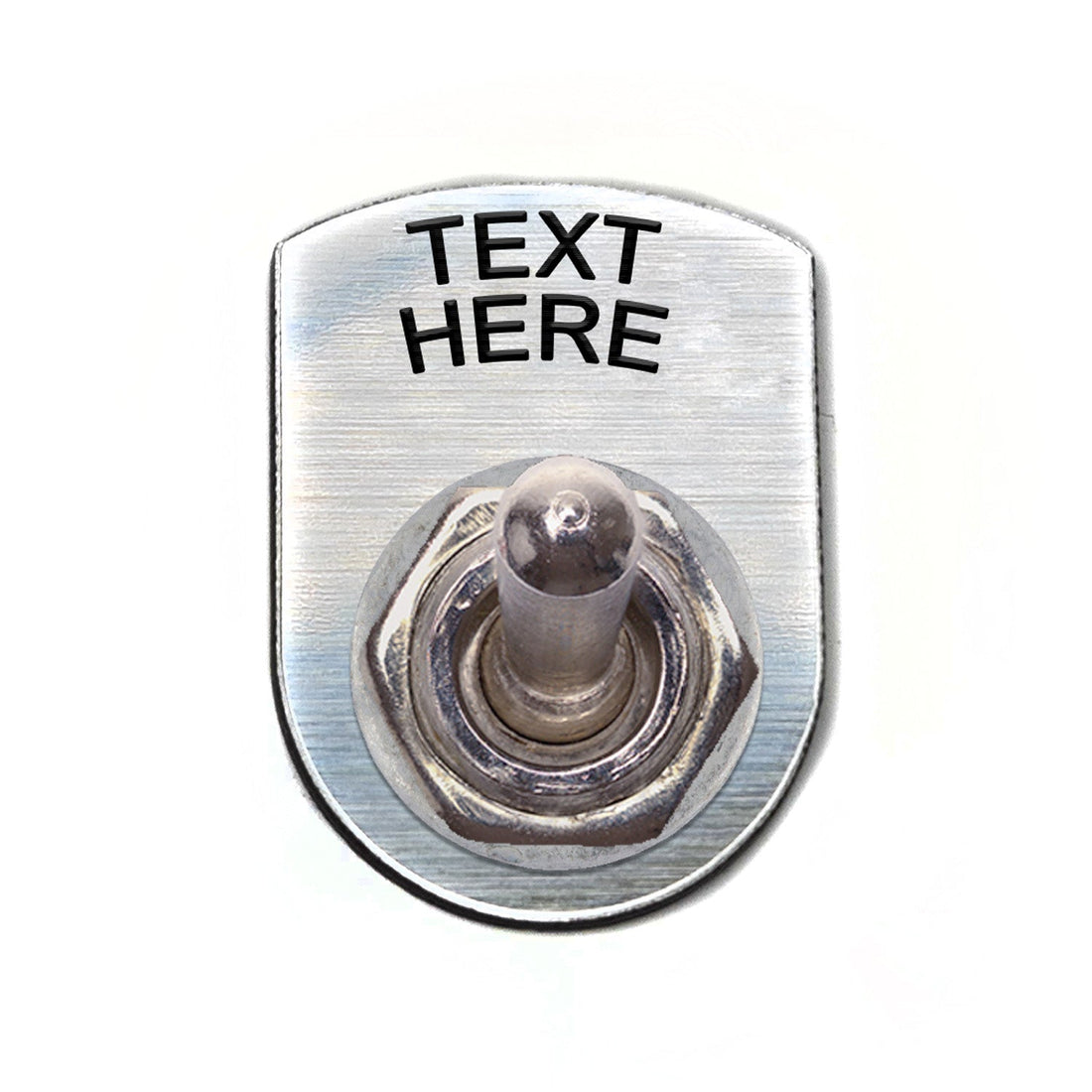 Text Above Silver - Toggle Switch Tag Tab Labels Classic Car Boat ...